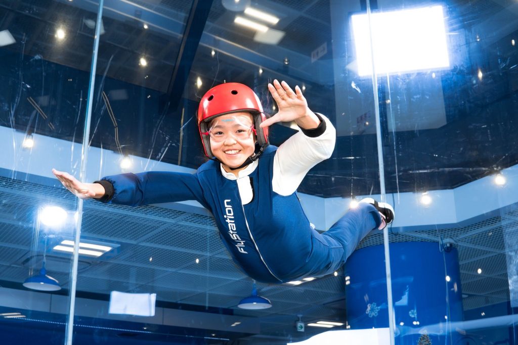 Family Day at FlyStation, the only indoor skydiving tunnel in Japan ...